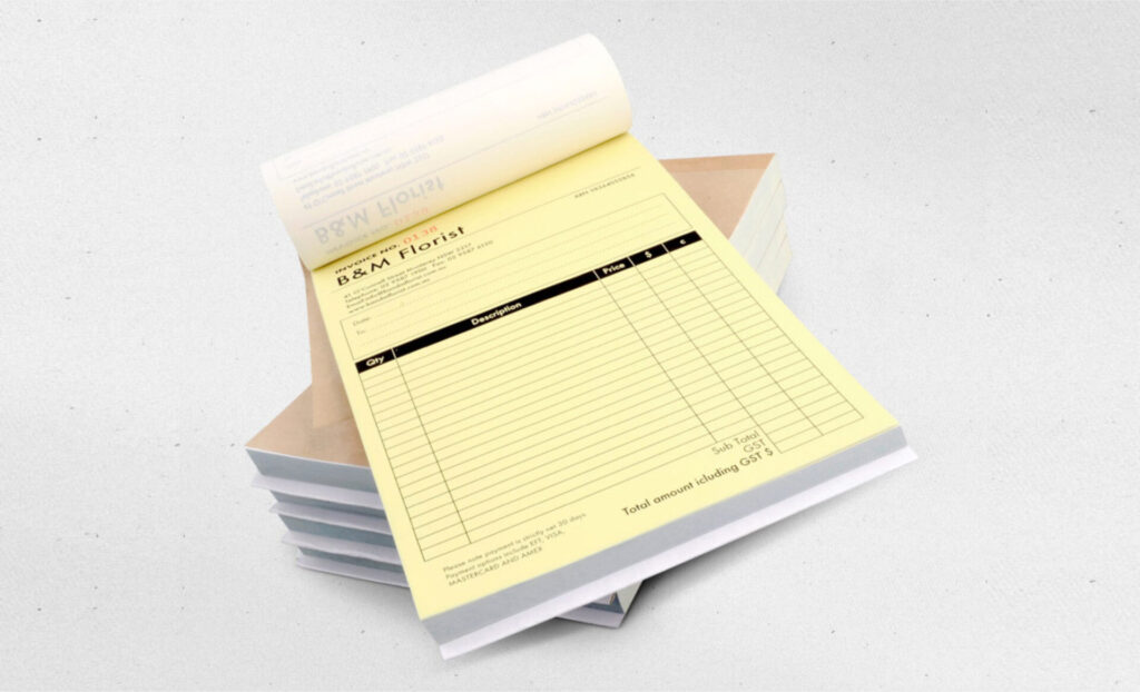 Invoice Docket or Receipt Books - Printhouse.ie