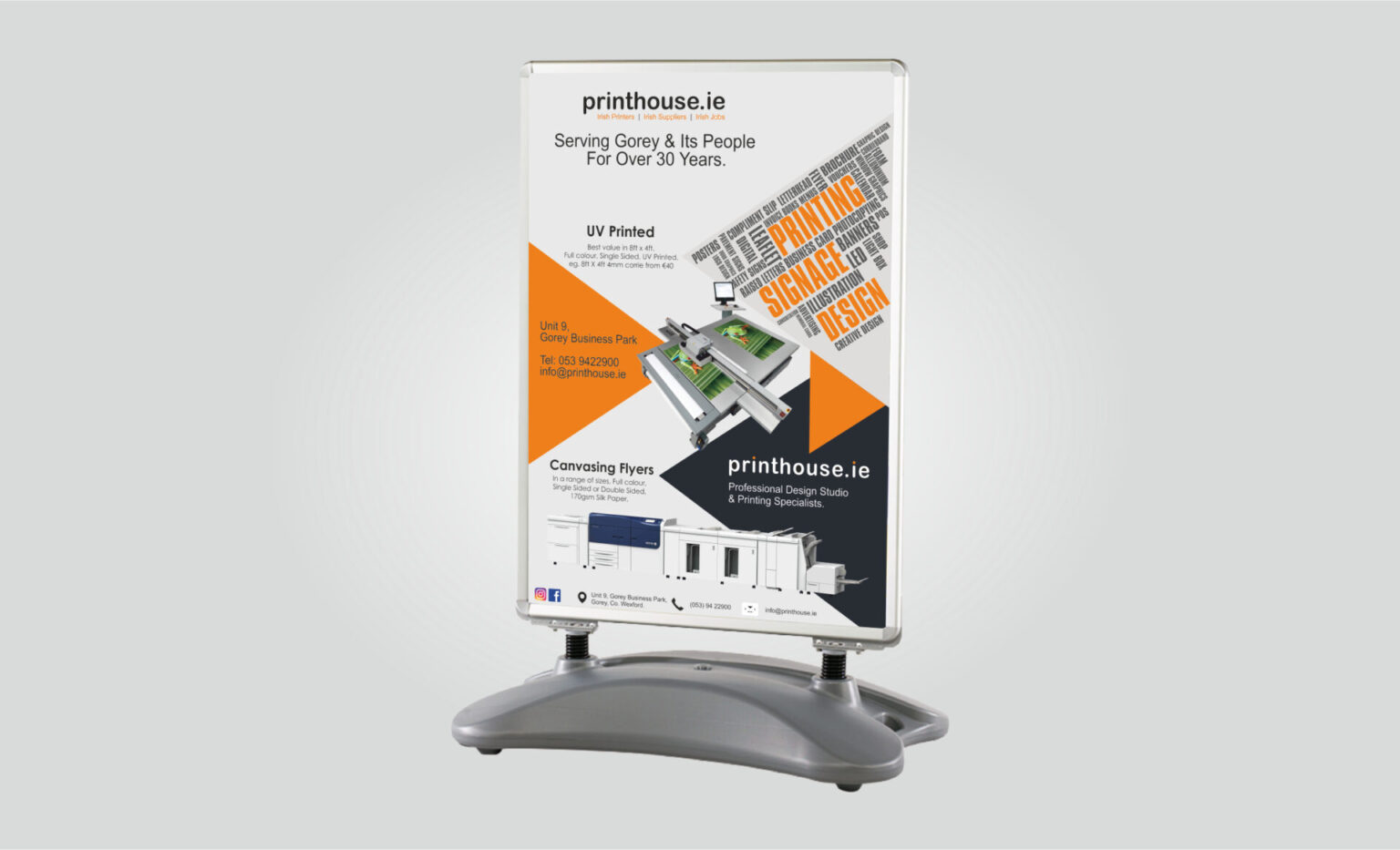 Windmaster Swing Sign - Printhouse.ie